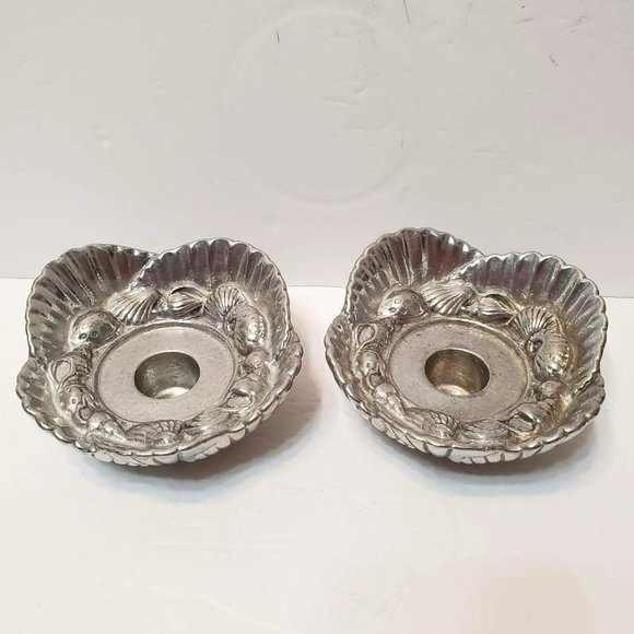 Arthur Court | Accents | Vintage Arthur Court Sea Shell Candle Holders ...